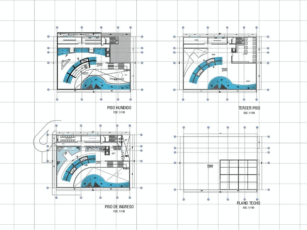 Aquarium in AutoCAD | Download CAD free (818.93 KB) | Bibliocad