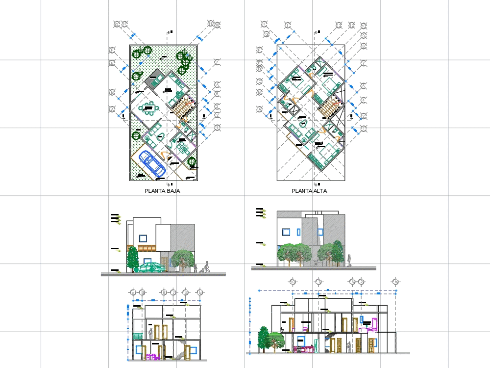 Housing 45 Degrees In AutoCAD Download CAD Free 660 86 KB Bibliocad housing-45-degrees-in-autocad-download-cad-free-660-86-kb-bibliocad