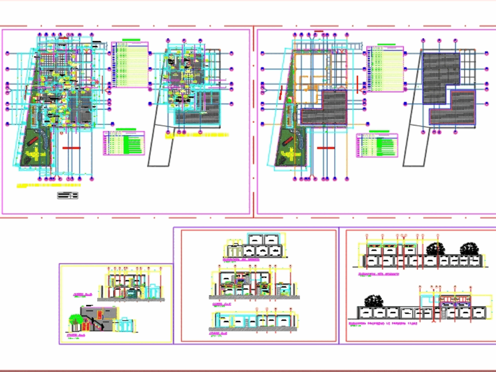 Initial educational institution in AutoCAD | CAD (7.89 MB) | Bibliocad
