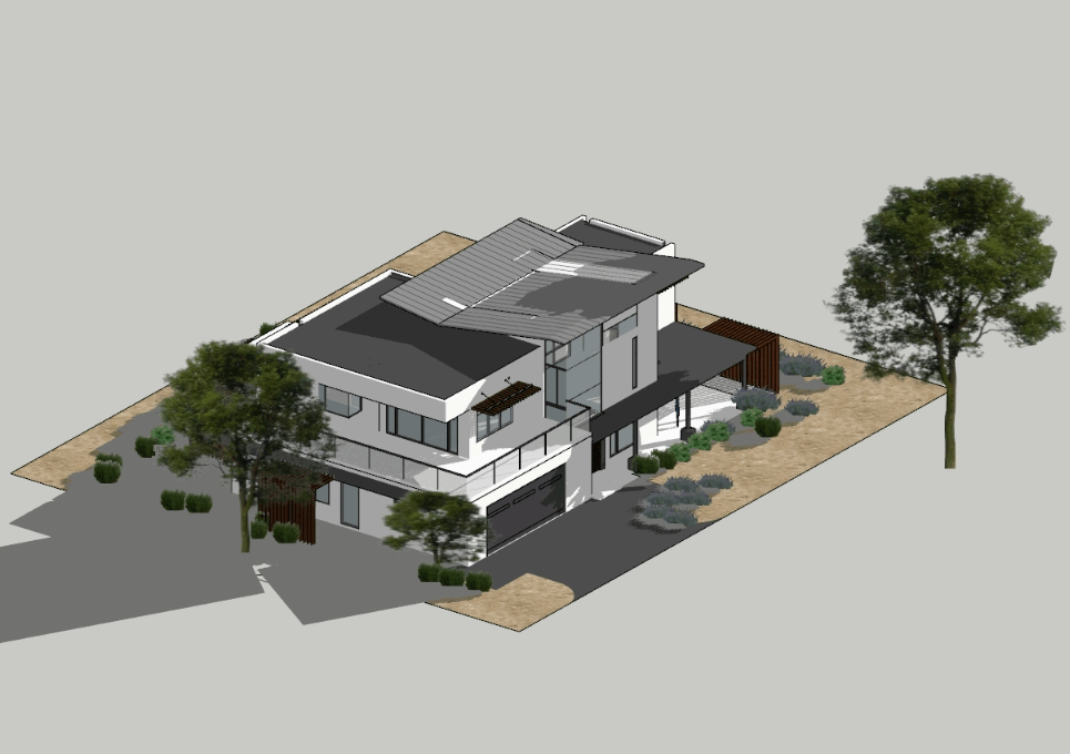 3d house in SKP | CAD download (7.44 MB) | Bibliocad