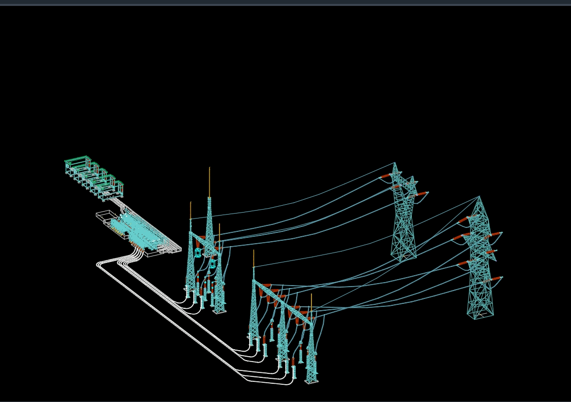 Ohl 220 kv - 220 kv ss en AutoCAD | Descargar CAD gratis (12.76 MB) | Bibliocad