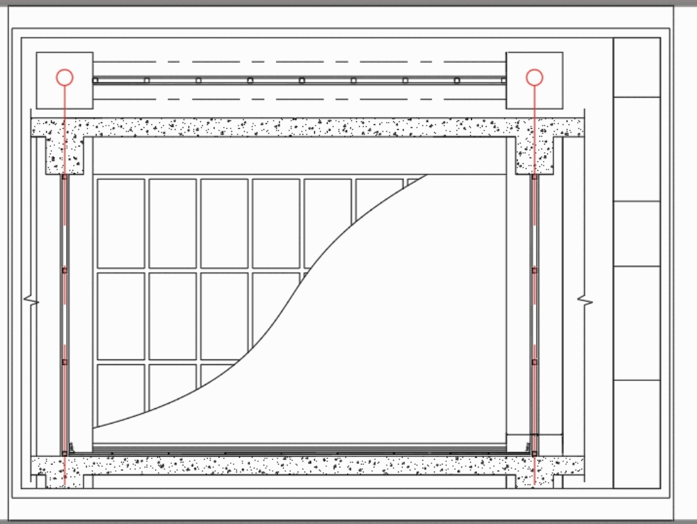 Plaster wall in AutoCAD | Download CAD free (23.26 KB) | Bibliocad