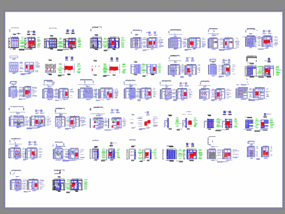 Dressing room in AutoCAD | CAD download (1.15 MB) | Bibliocad