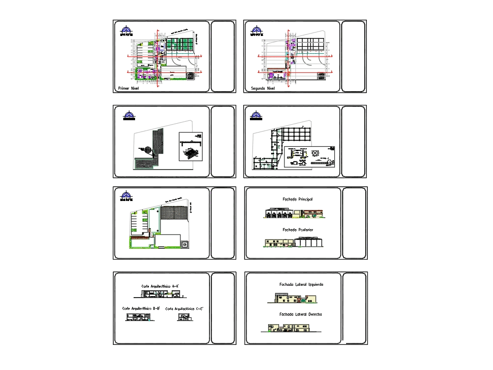 Fire station in AutoCAD | Download CAD free (6.35 MB) | Bibliocad