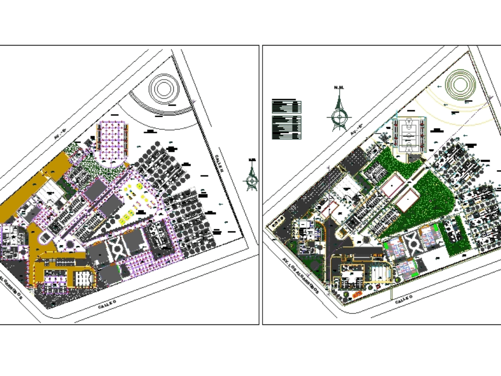 Hostel in AutoCAD | CAD download (4.5 MB) | Bibliocad