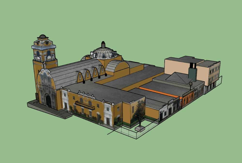 Iglesia santisima cruz en SKP | Descargar CAD (943.85 KB) | Bibliocad