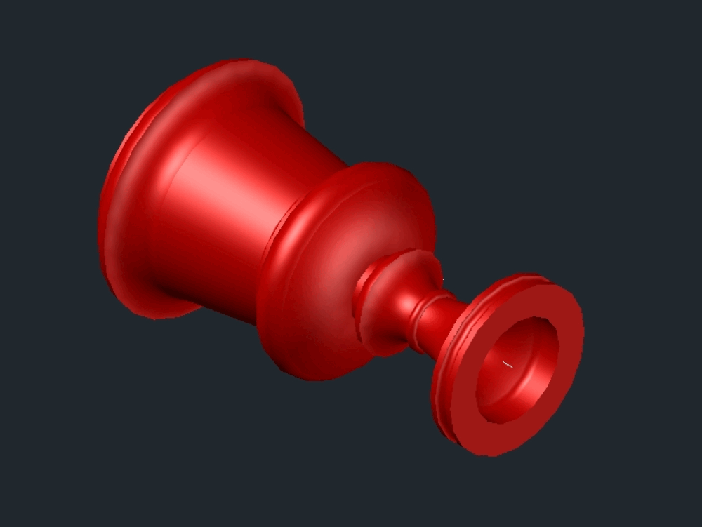 Cup in AutoCAD | Download CAD free (161.57 KB) | Bibliocad