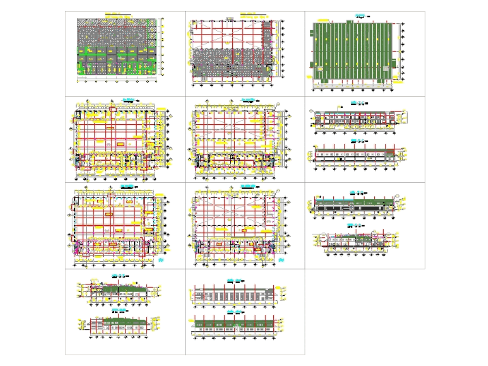 Electronics factory in AutoCAD | Download CAD free (1.03 MB) | Bibliocad