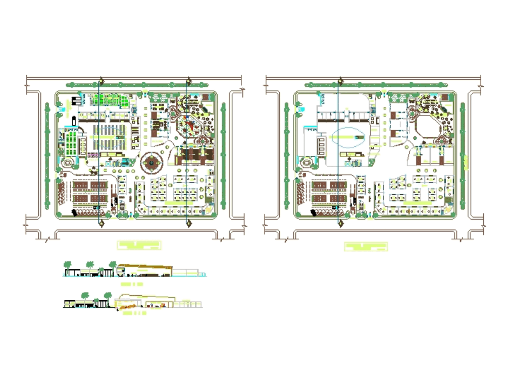 Centro Comercial En Autocad Descargar Cad Gratis 3 76 Mb Bibliocad
