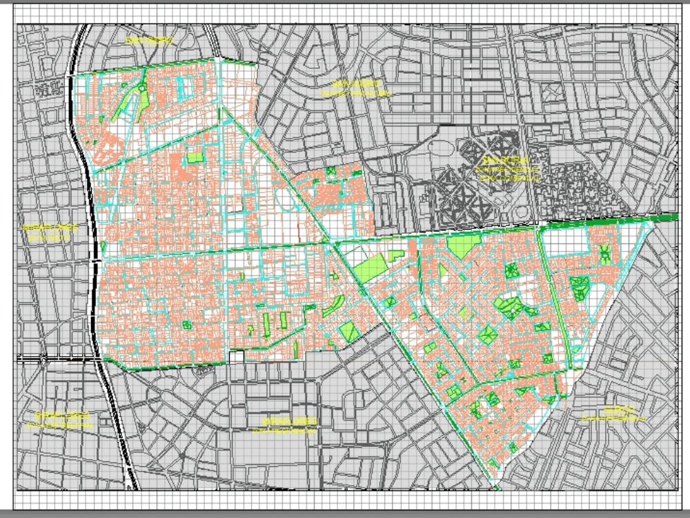 Distrito de surquillo actualizado en AutoCAD | CAD (994.03 KB) | Bibliocad
