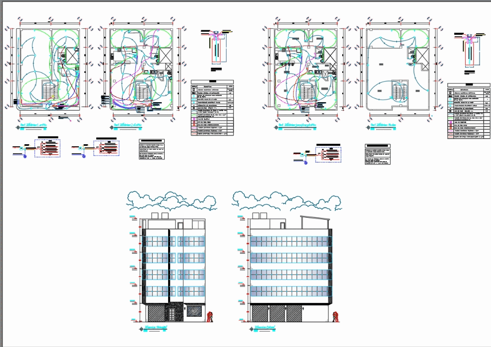 Electricity multifamily building 05 levels (279.05 KB) | Bibliocad