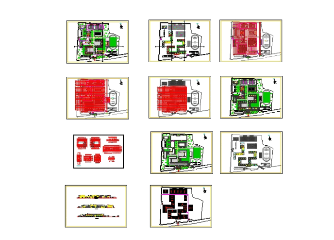 School in AutoCAD | CAD download (28.16 MB) | Bibliocad