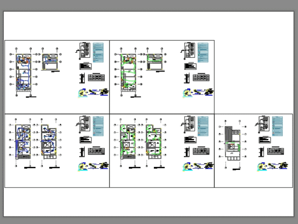 Discothèque - plans électriques dans AutoCAD | CAD (421.52 KB) | Bibliocad