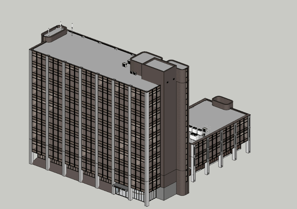 Office building in SKP | CAD download (4.97 MB) | Bibliocad