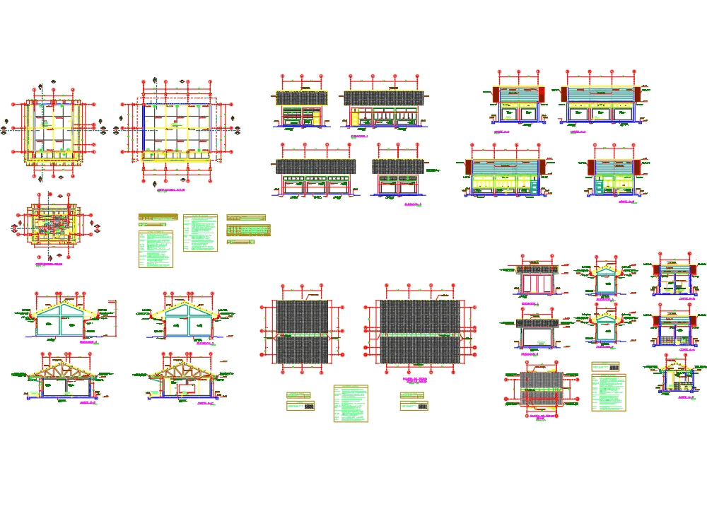 Educational institution in AutoCAD | CAD download (899.67 KB) | Bibliocad