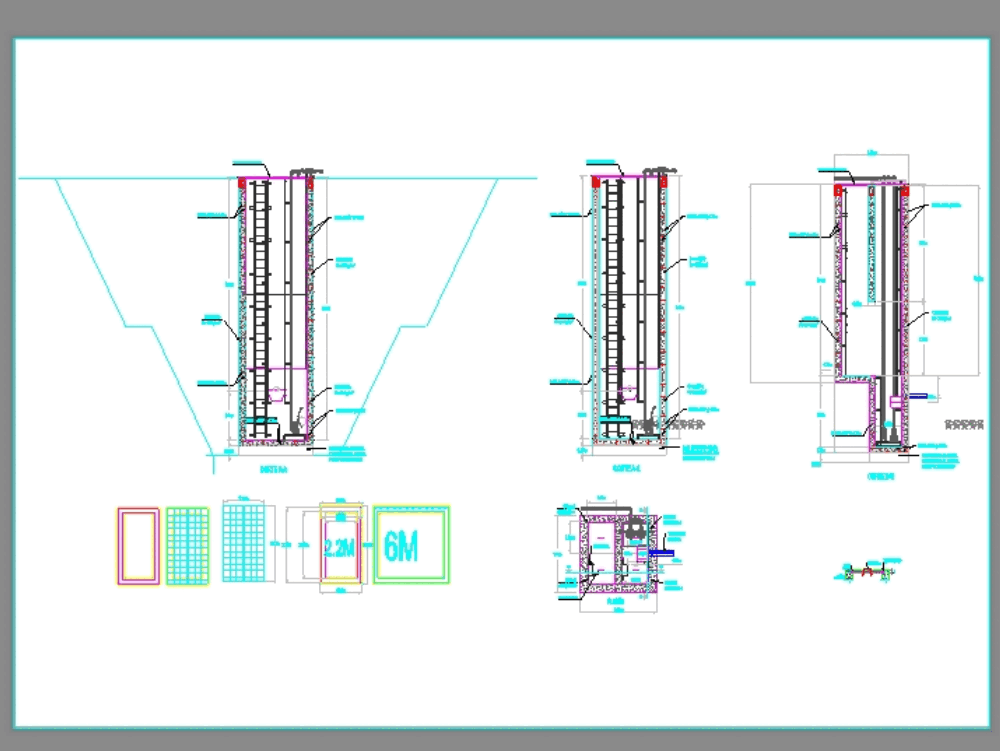 Detalle de camara de bombeo en AutoCAD | CAD (864.46 KB) | Bibliocad