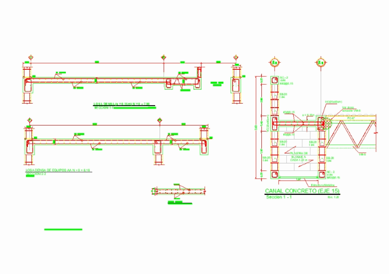 Detalle constructivo de losa y columna densa (274.82 KB) | Bibliocad