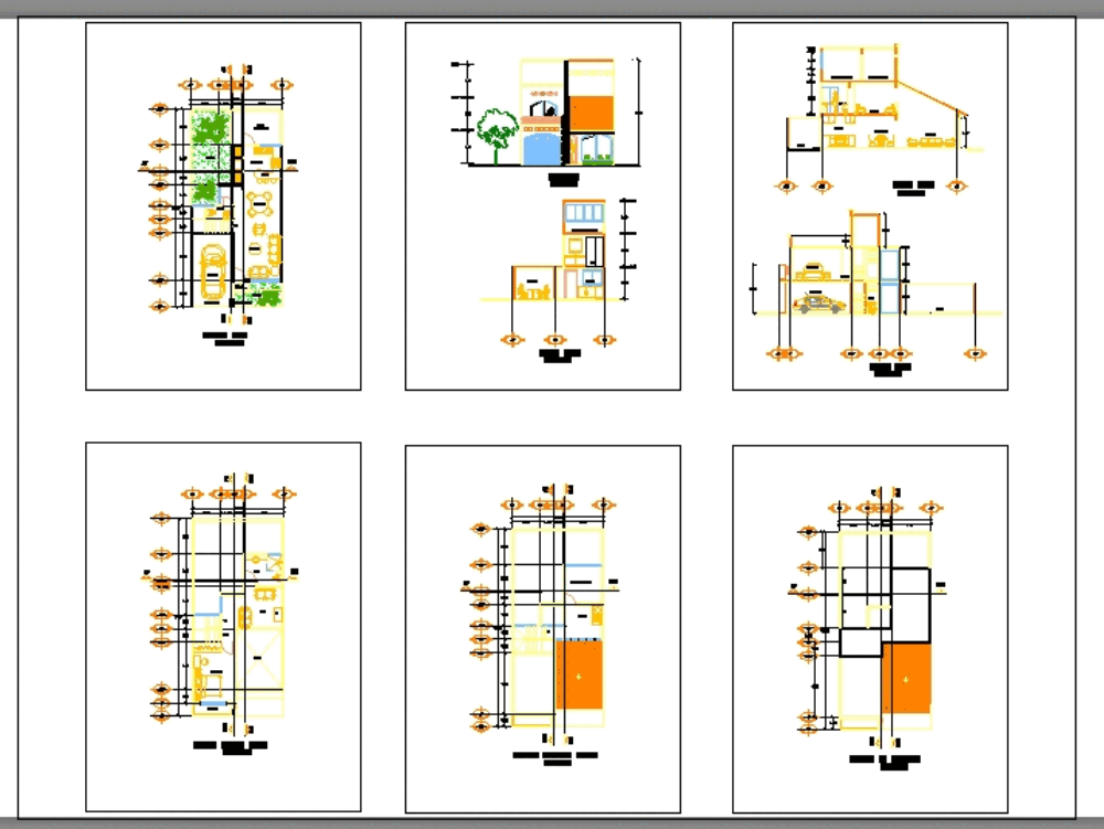 Lieu d'habitation dans AutoCAD | Téléchargement CAD (528.1 KB) | Bibliocad