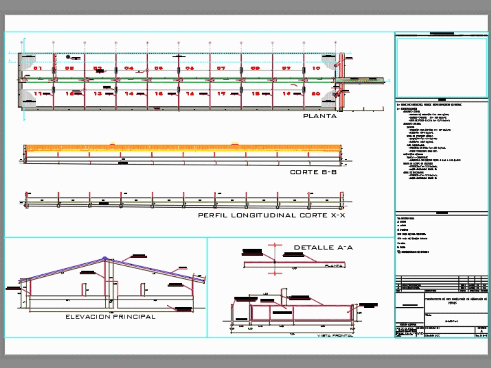 Pig farm pavilion in AutoCAD | CAD download (11.99 MB) | Bibliocad