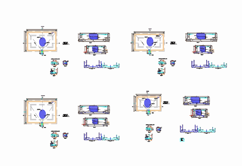 Reservorio en AutoCAD | Descargar CAD (898.91 KB) | Bibliocad
