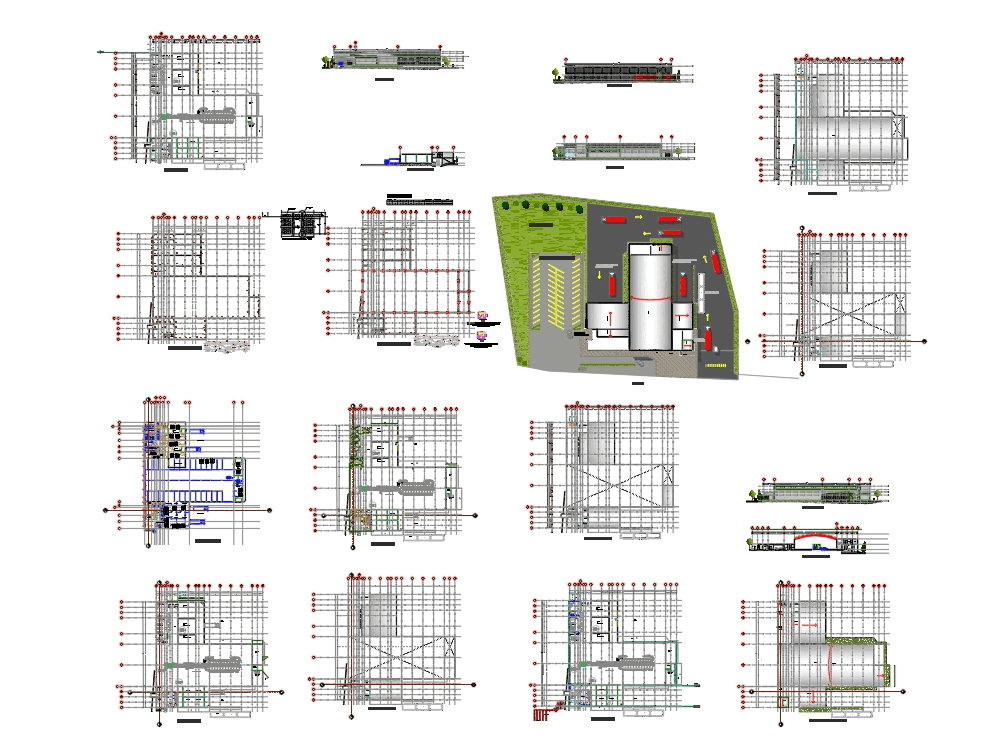 Baler in AutoCAD | CAD download (21.86 MB) | Bibliocad