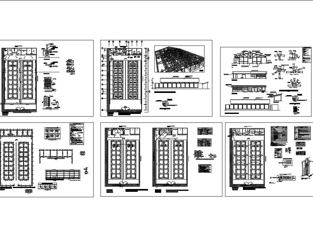 Commercial community center in AutoCAD | CAD (4.58 MB) | Bibliocad