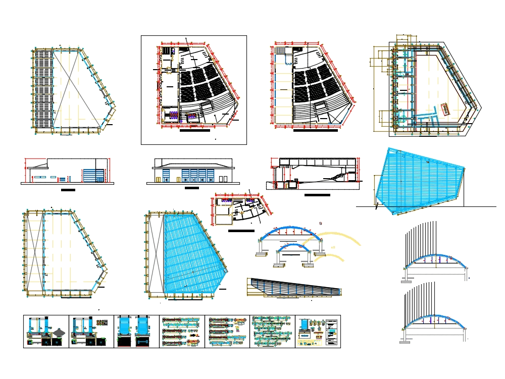 Audience in AutoCAD | CAD download (3.27 MB) | Bibliocad