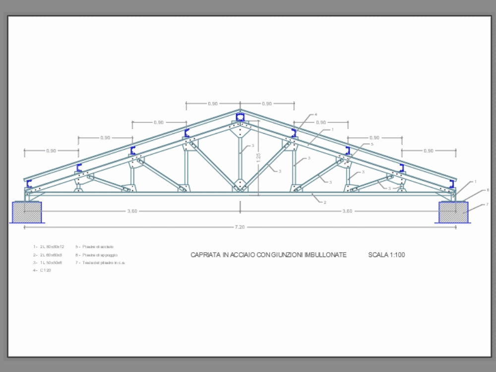 Cercha en AutoCAD | Descargar CAD (52.53 KB) | Bibliocad