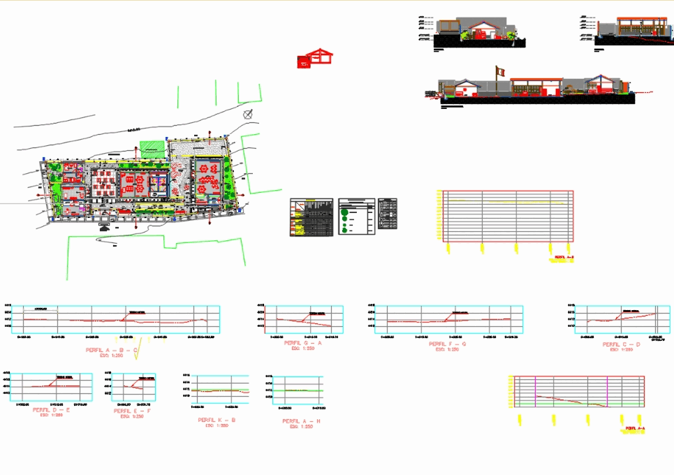 Educational institution in AutoCAD | CAD download (15.63 MB) | Bibliocad
