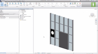 Revit: muro cortina: personalizar paneles (#115506) | Bibliocad