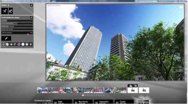 Lumion: depth of field in | Download CAD free (#115576) | Bibliocad