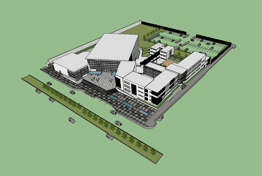 Concert room 3d in SKP | CAD download (4.82 MB) | Bibliocad