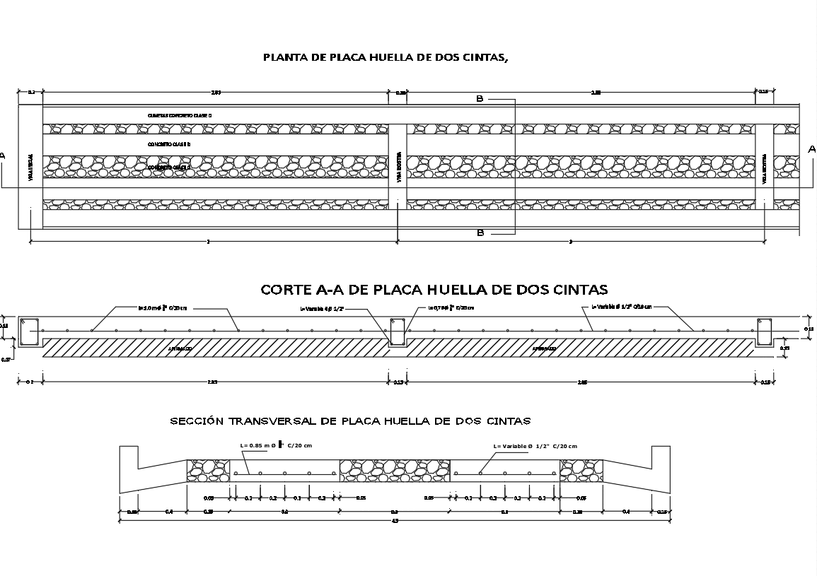 Foot plate in AutoCAD | CAD download (43.05 KB) | Bibliocad