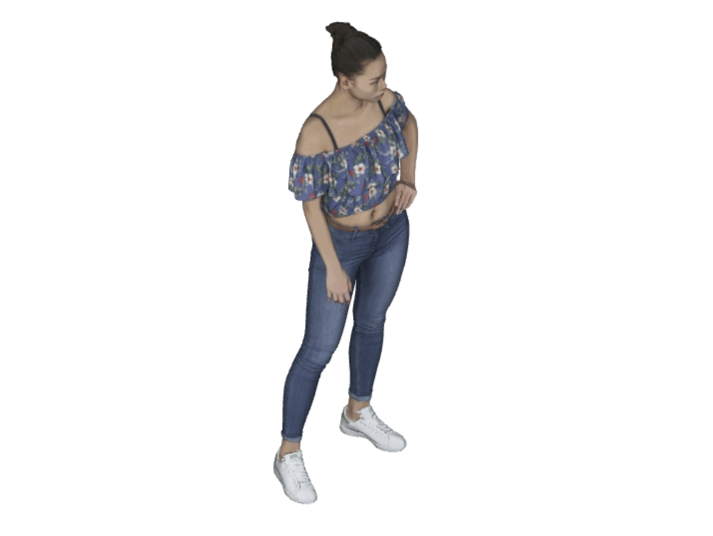 3d woman in SKP | CAD download (14.06 MB) | Bibliocad