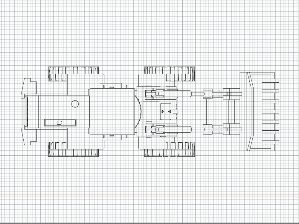 Volvo front loader in AutoCAD | Download CAD free (94.91 KB) | Bibliocad