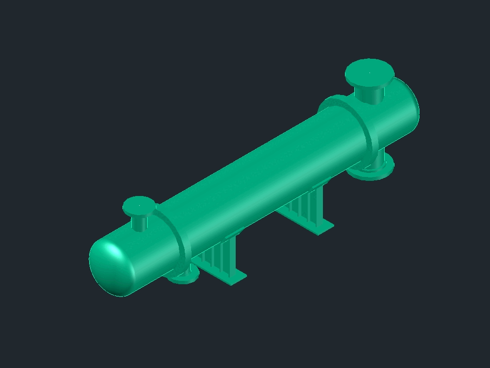 Heat exchanger in AutoCAD | CAD download (155.62 KB) | Bibliocad