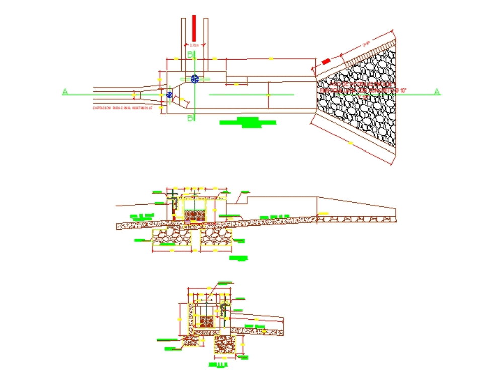 Intakes in AutoCAD | CAD download (1.31 MB) | Bibliocad