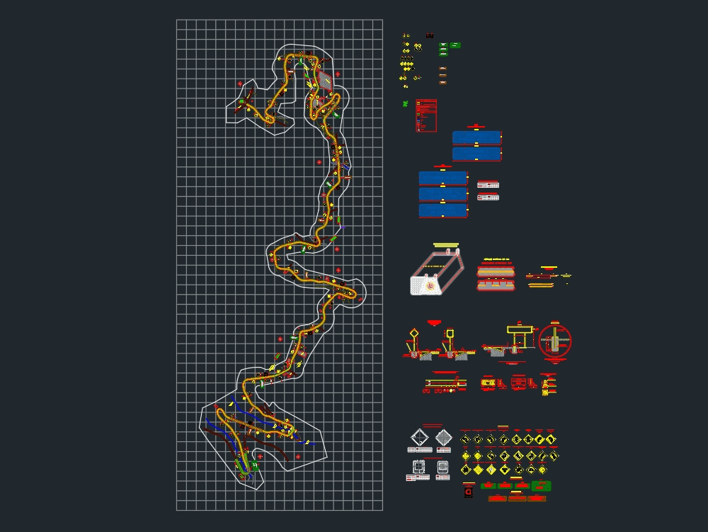 Road signs in AutoCAD | CAD download (2.66 MB) | Bibliocad