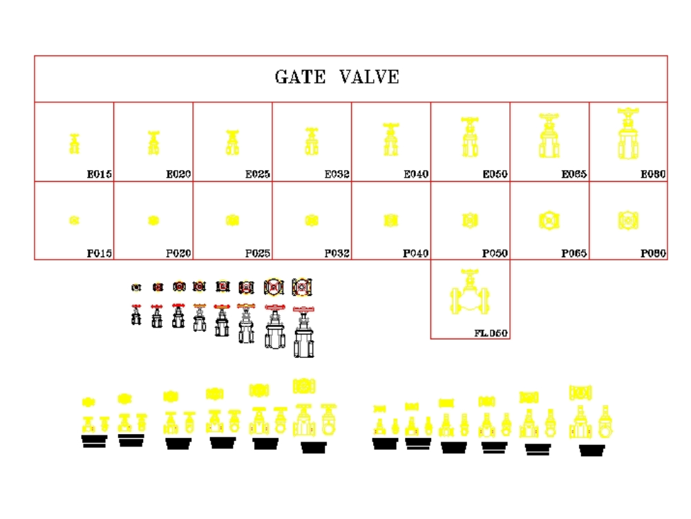 Gate Valve Symbol In Autocad Symbols Piping