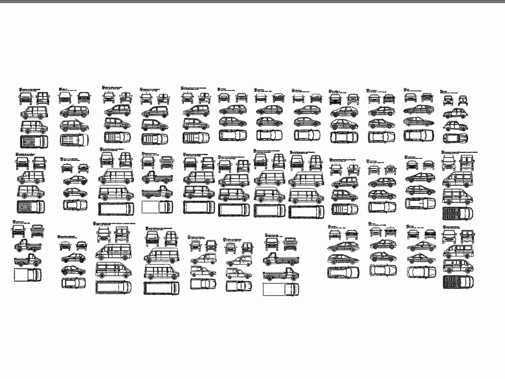 Cars In Dwg Format In AutoCAD Download CAD Free 3 83 MB Bibliocad