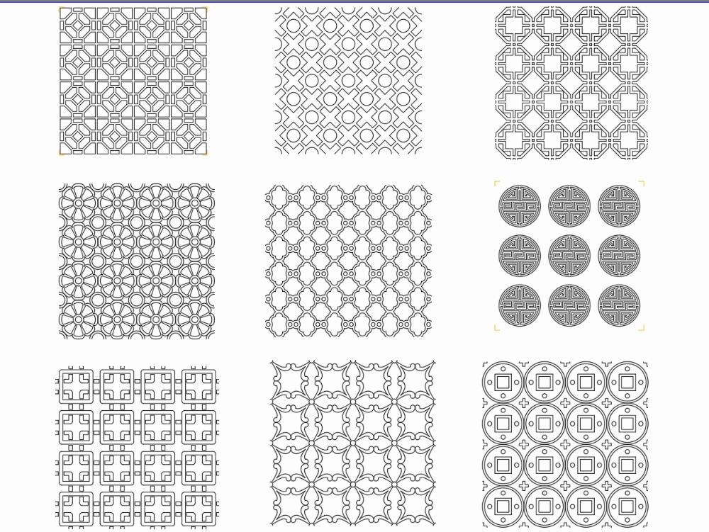 Chinese Pattern In AutoCAD Download CAD Free 155 94 KB Bibliocad