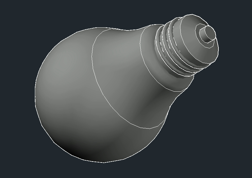 Incandescent Light Bulb Autocad 3d In AutoCAD CAD 334 54 KB Bibliocad