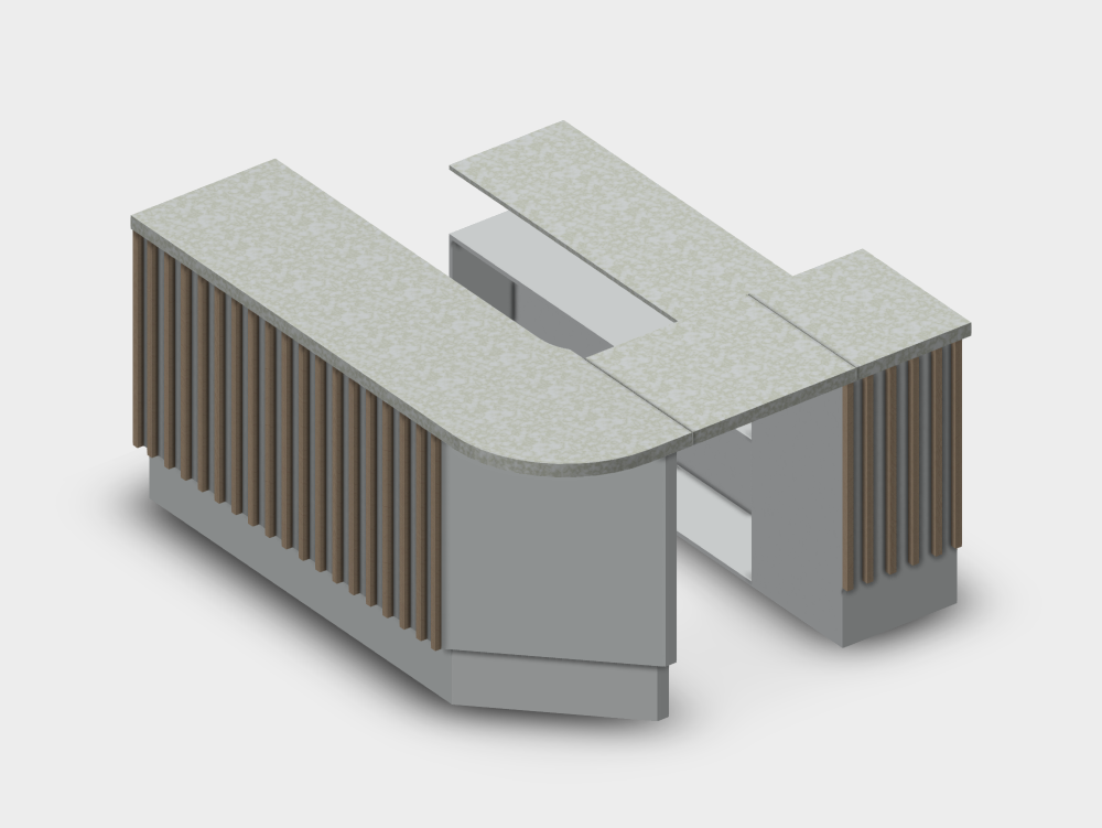 Cafeteria bar in RFA | CAD download (730.47 KB) | Bibliocad