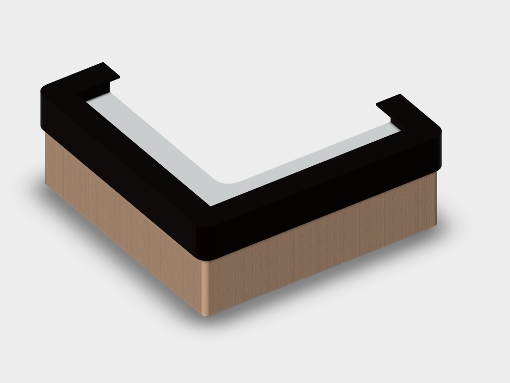 Reception desk in RFA | CAD download (538.95 KB) | Bibliocad