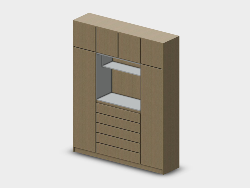 Partition unit with integrated storage (580.64 KB) | Bibliocad