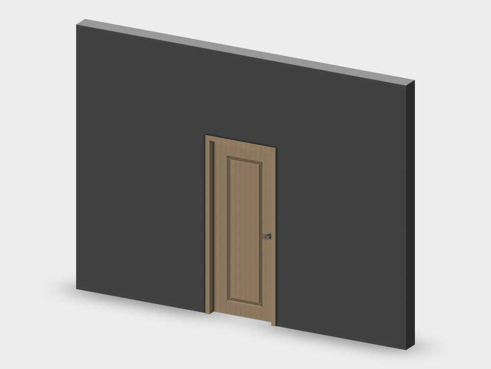 Residential interior door in RFA | CAD download (1.7 MB) | Bibliocad