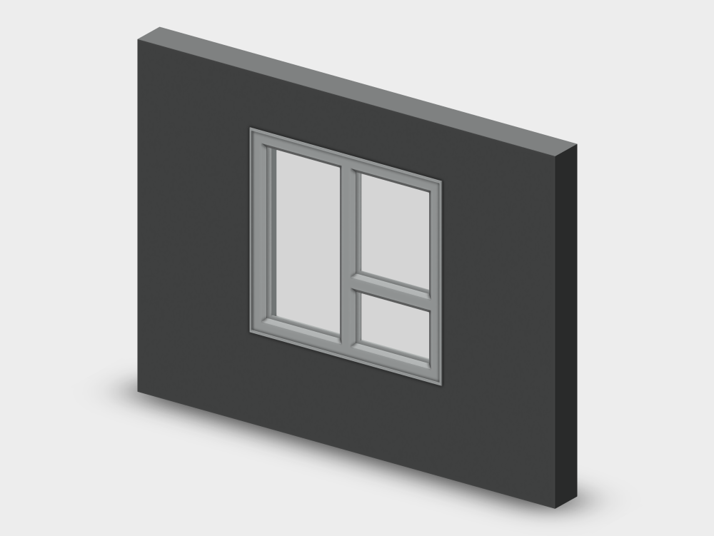 Fixed double-glazed window in RFA | CAD (441.56 KB) | Bibliocad